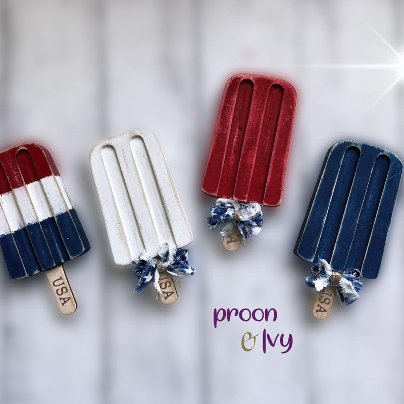 Wooden Popsicle - Etsy