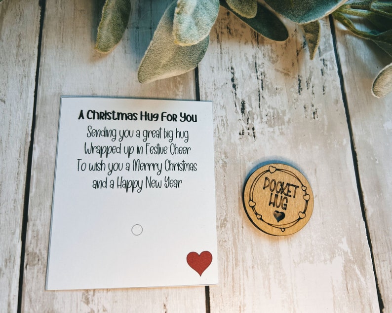 Pocket Hugs Pocket Tokens Sending a Hug Missing You Gift - Etsy