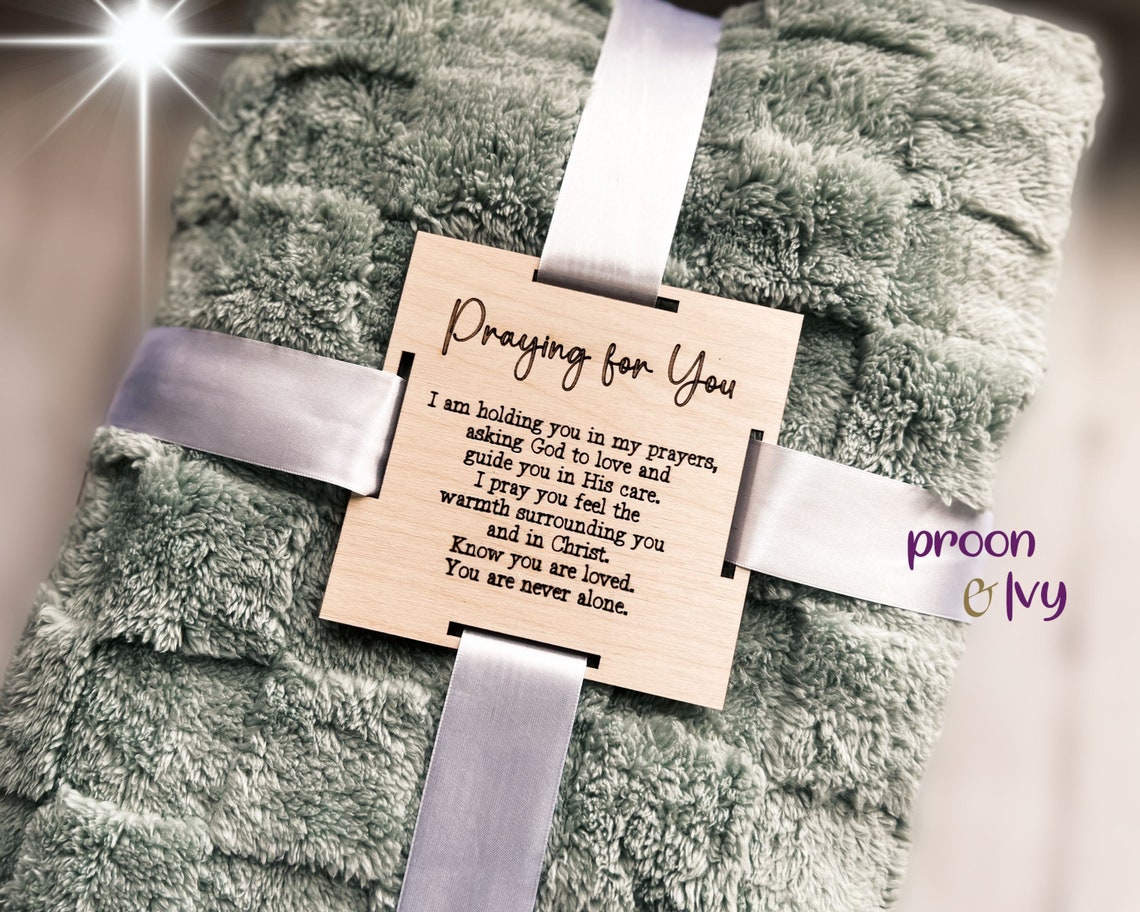 Prayer Tags, Blanket Tags Personalized, Wooden Tags Engraved - Etsy