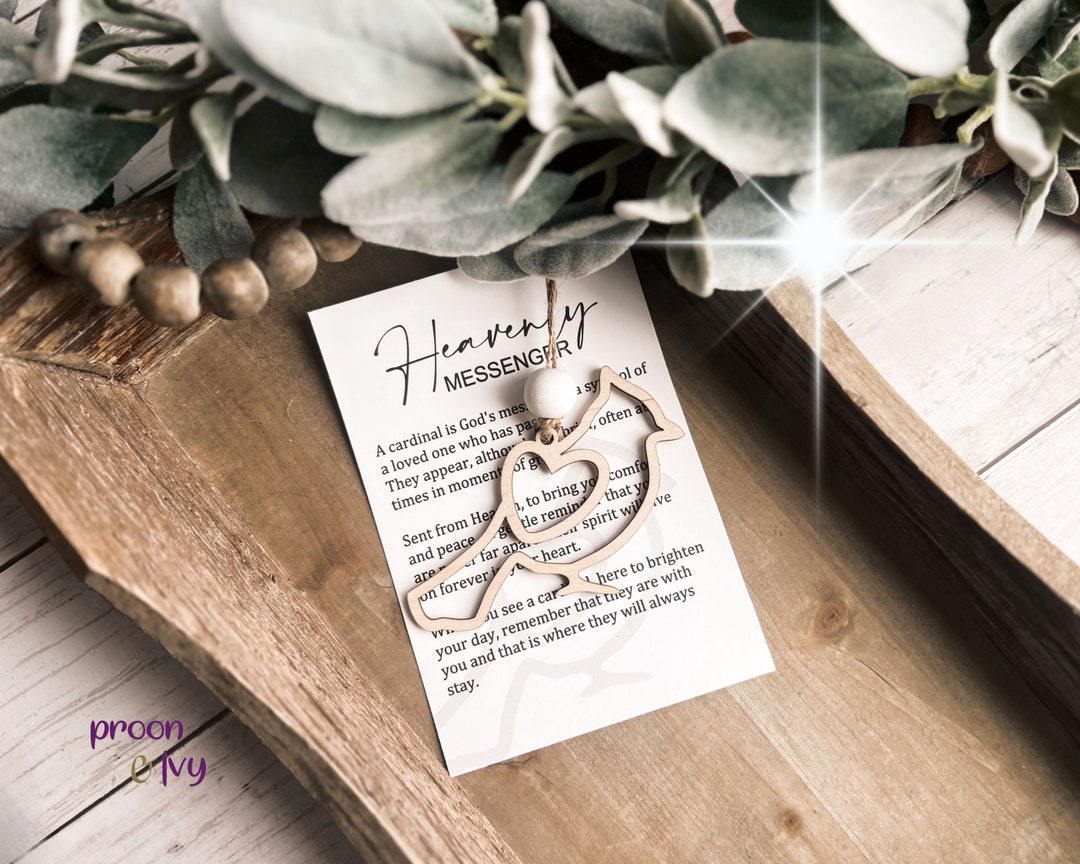 Heavenly Messenger Cardinal Ornament, Cardinal Ornament, in Memory ...