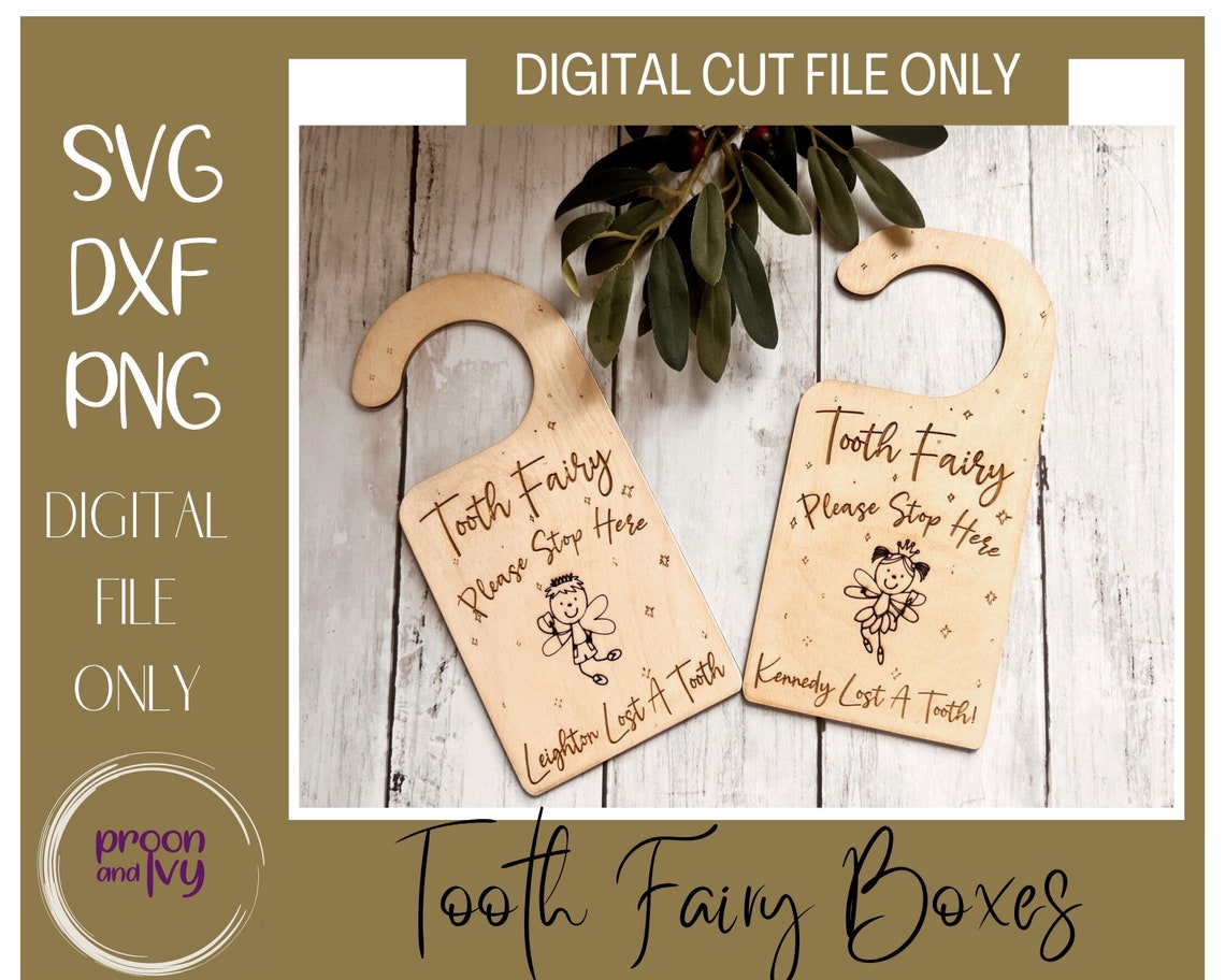 Tooth Fairy SVG, Tooth Fairy Box SVG, Tooth Box SVG, Tooth Fairy ...