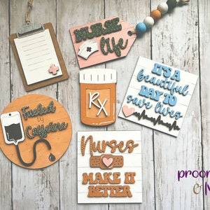 Nurse Sign, Nurse Decorations, Nurse Graduation Gift for Her - Etsy