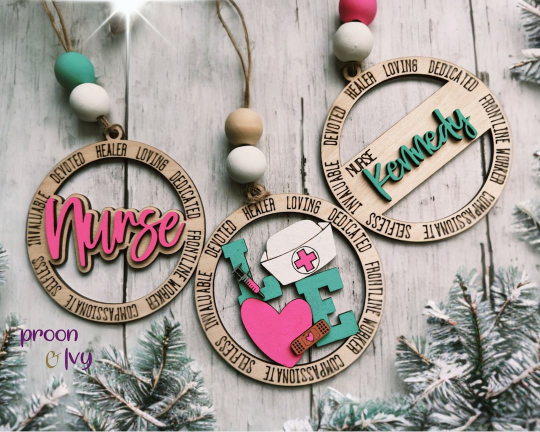 Nurse Ornament, Graduation Ornament, New Nurse Gift, Nurse Christmas ...
