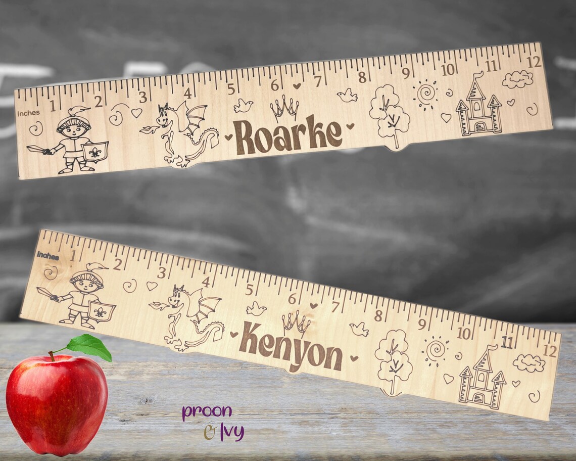 Kids Ruler, Measuring Ruler, Personalized Ruler, Back to School Ruler ...