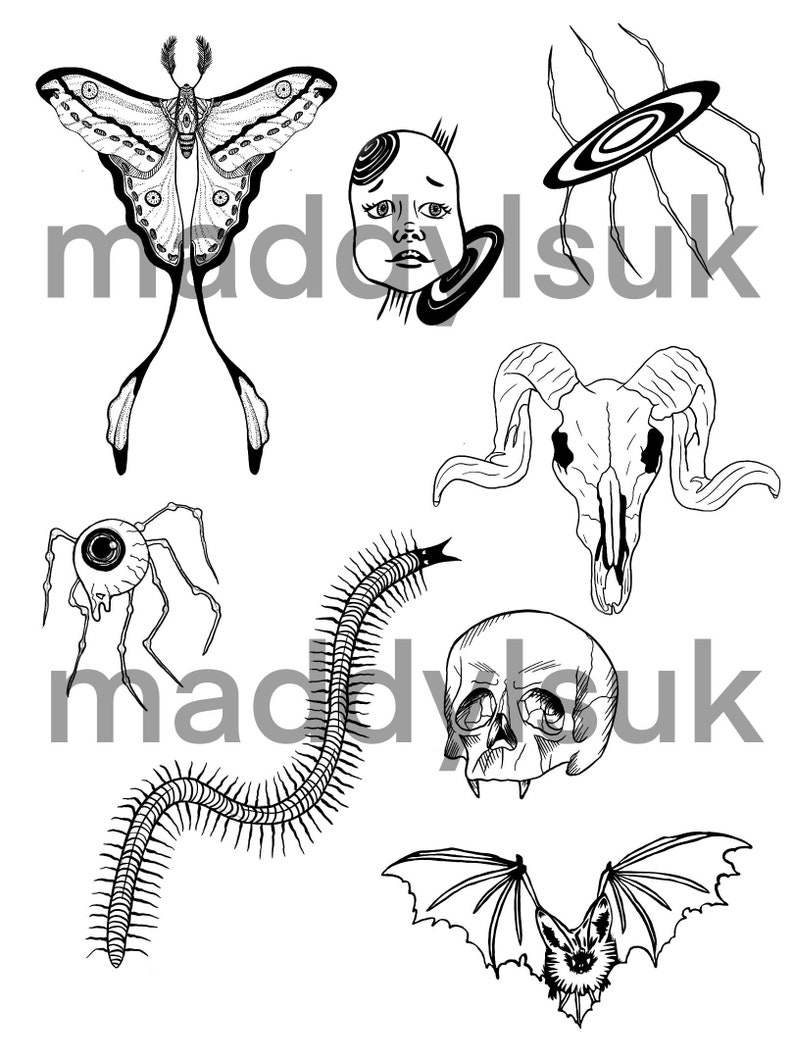 Custom Digital Tattoo Designs, Any Style and Level of Detail - Etsy