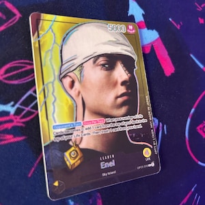 Enel "eminem" - One Piece TCG Custom Alt Art Leader *foil* & *emboss ...