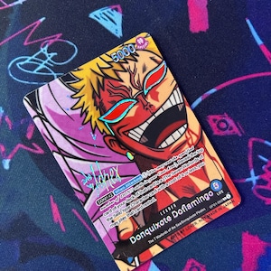Donquixote Doflamingo- One Piece TCG Custom Alt Art Leader *foil ...