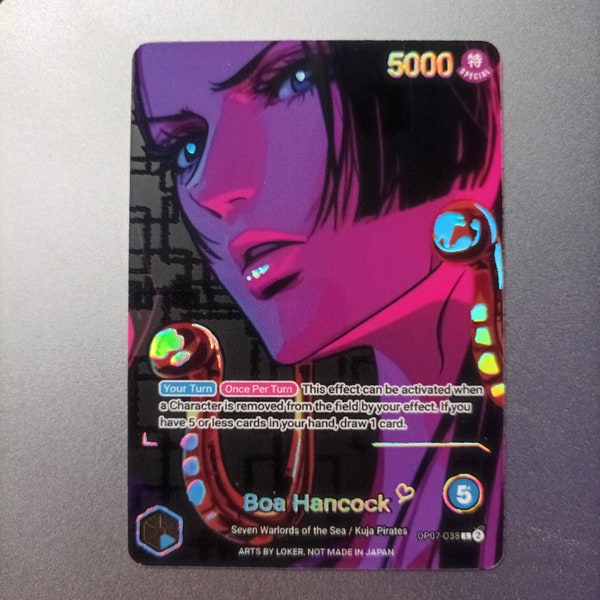 One Piece Tcg Boa Leader - Etsy