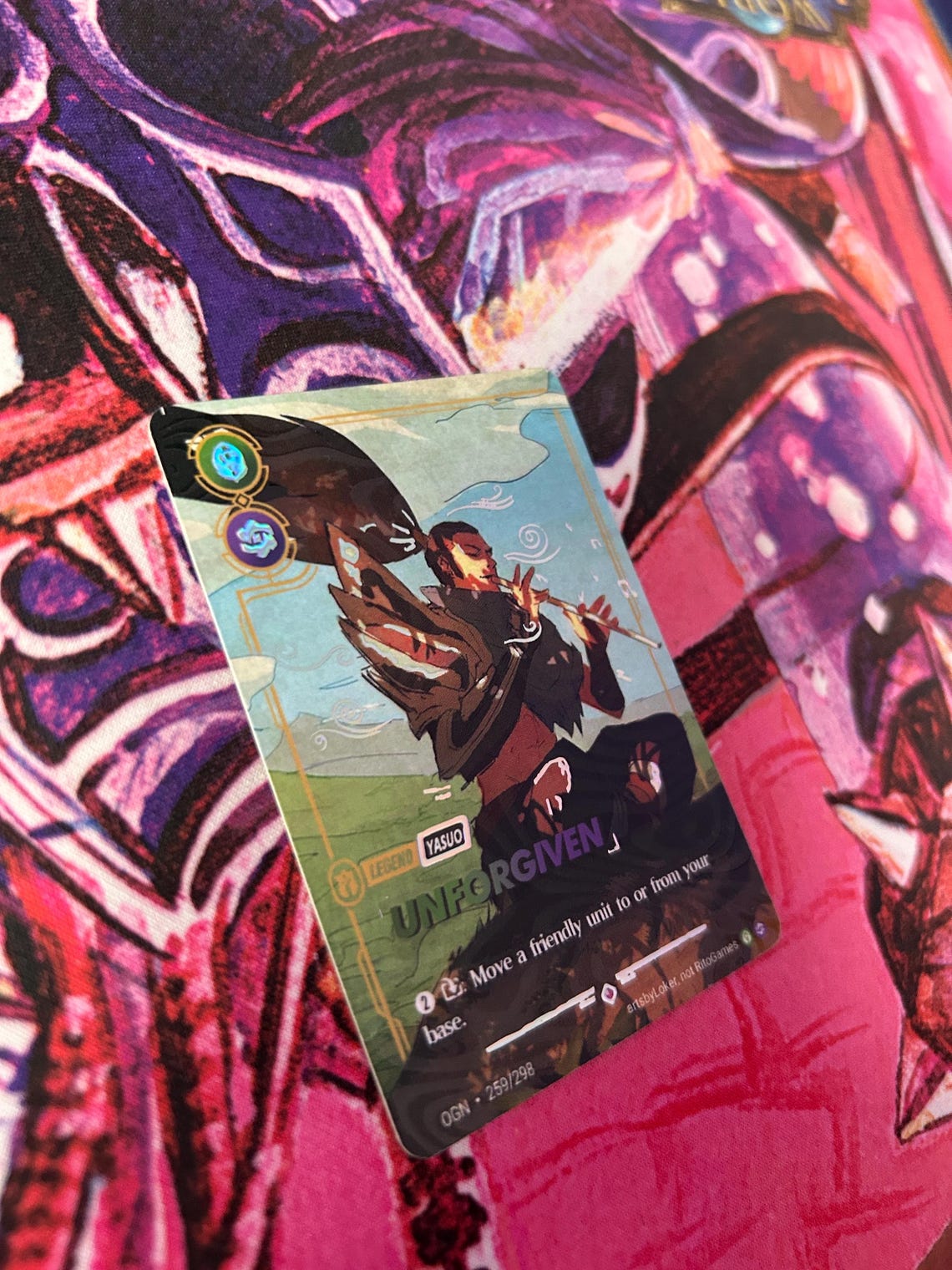 Yasuo - Riftbound TCG Custom Alt Art Legend Card *foil* & *emboss* - Etsy