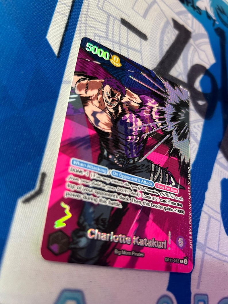 Katakuri OP11 - One Piece TCG Custom Alt Art Leader *foil* & *emboss ...