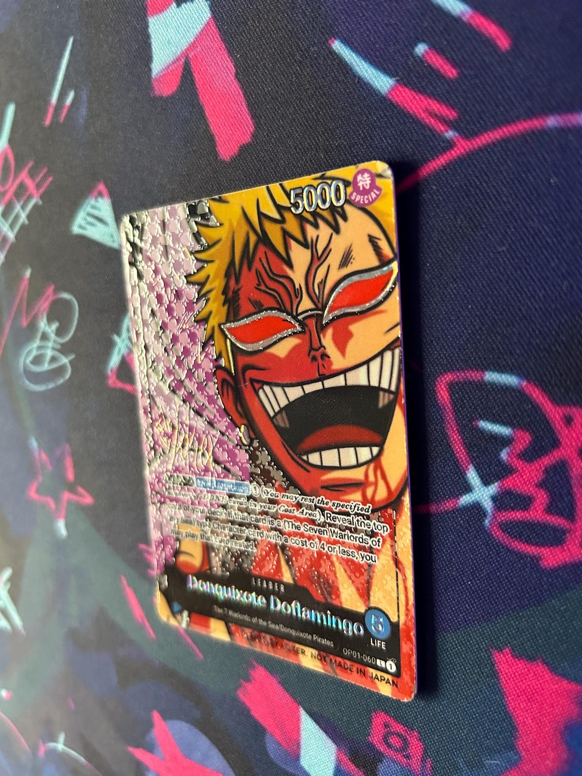 Donquixote Doflamingo- One Piece TCG Custom Alt Art Leader *foil ...