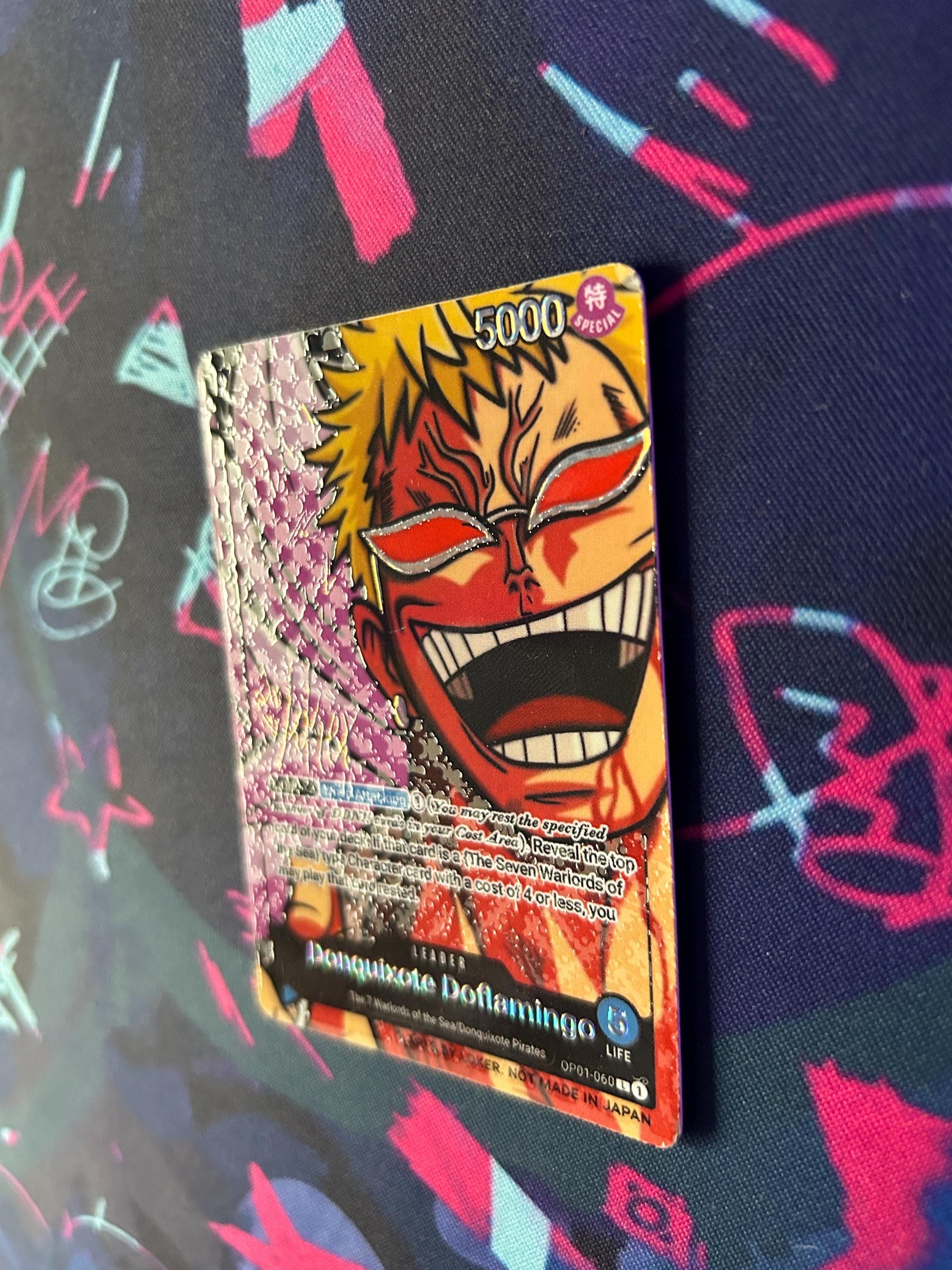 Donquixote Doflamingo- One Piece TCG Custom Alt Art Leader *foil ...