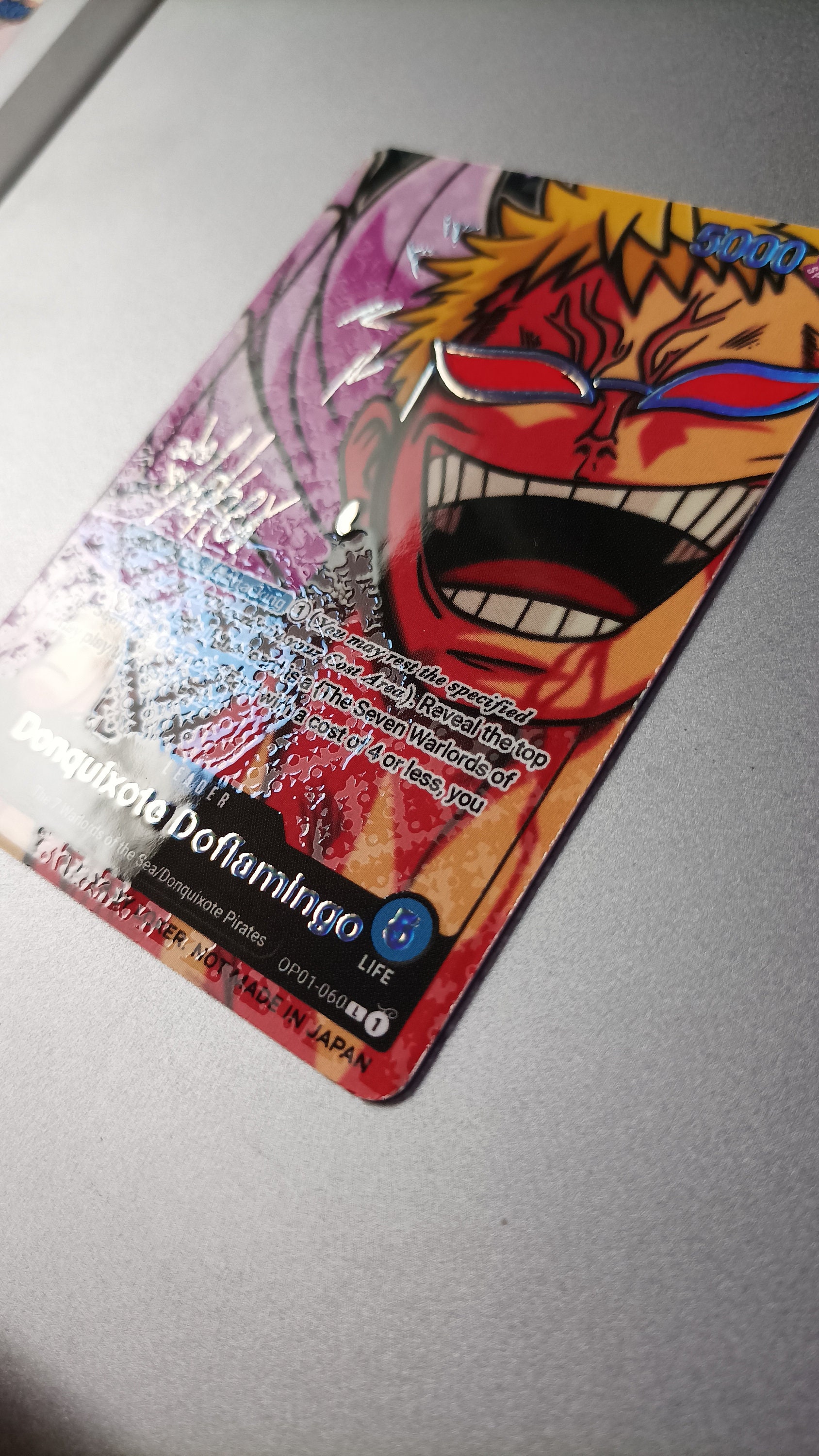Donquixote Doflamingo- One Piece TCG Custom Alt Art Leader *foil ...