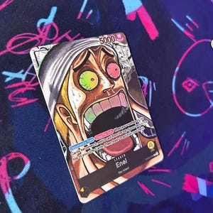 Enel - One Piece TCG Custom Alt Art Leader *foil* & *emboss* - Etsy