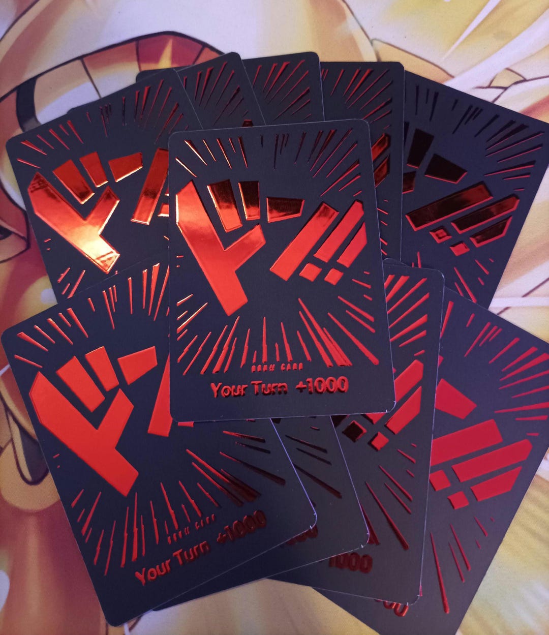 10x Red DON!! - One Piece TCG Custom DON!! Cards *foil* & *emboss* - Etsy