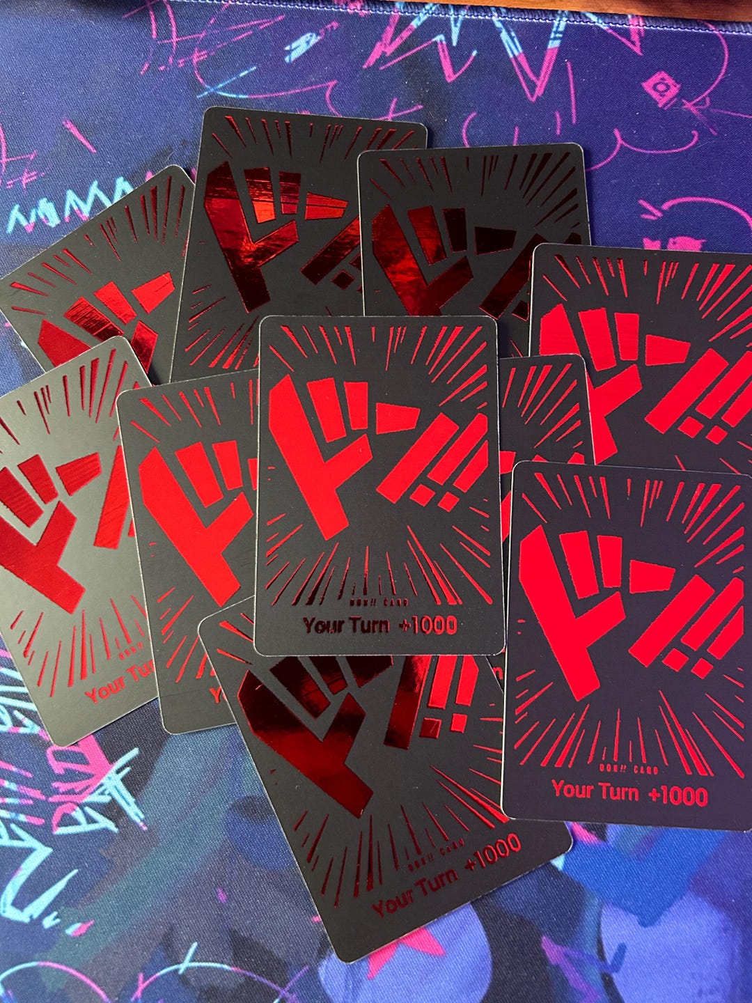 10x Red DON!! - One Piece TCG Custom DON!! Cards *foil* & *emboss* - Etsy