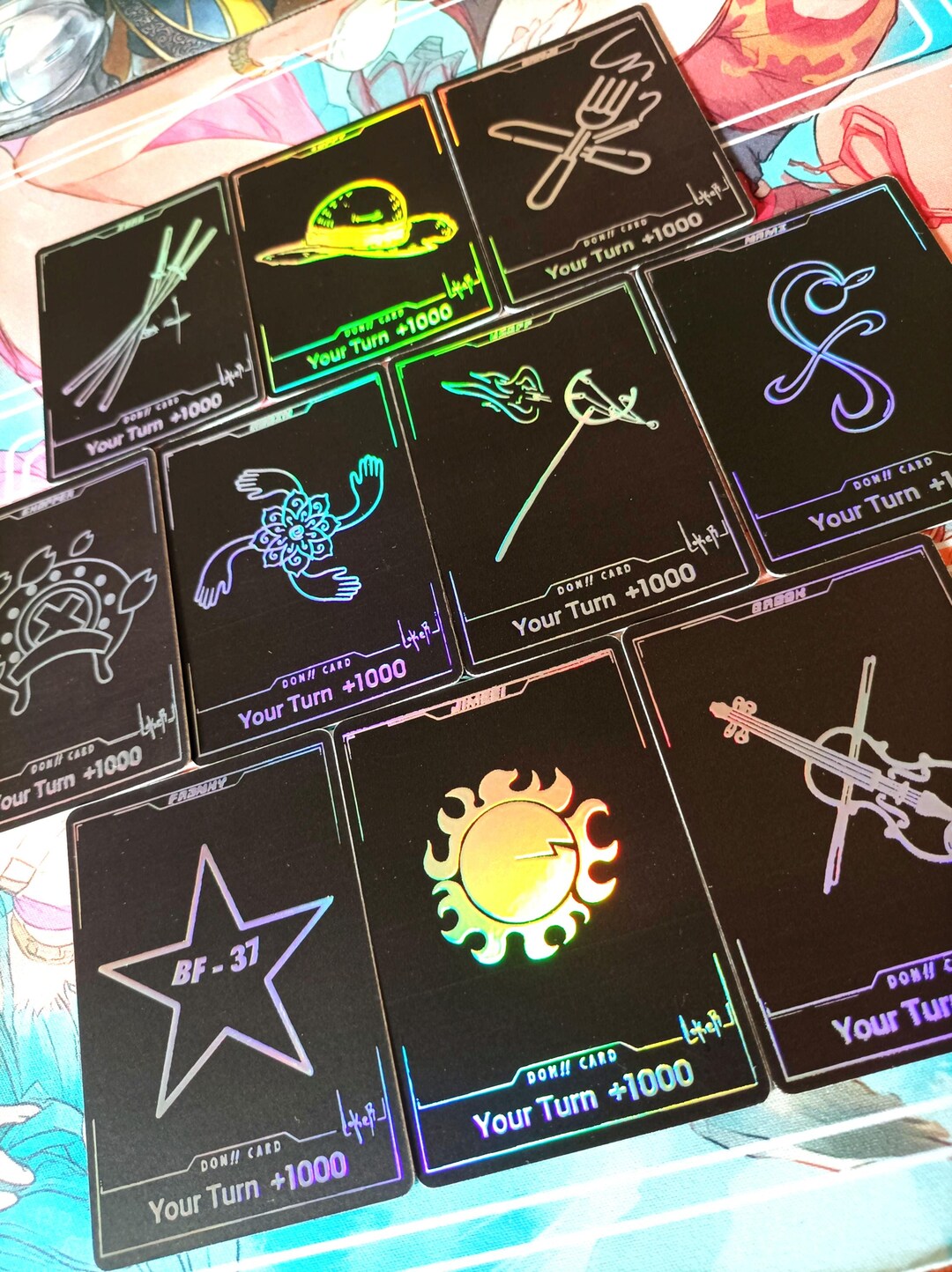 10x DON!! ~ Straw Hat Crew (loker's Logos) - One Piece TCG Custom DON ...