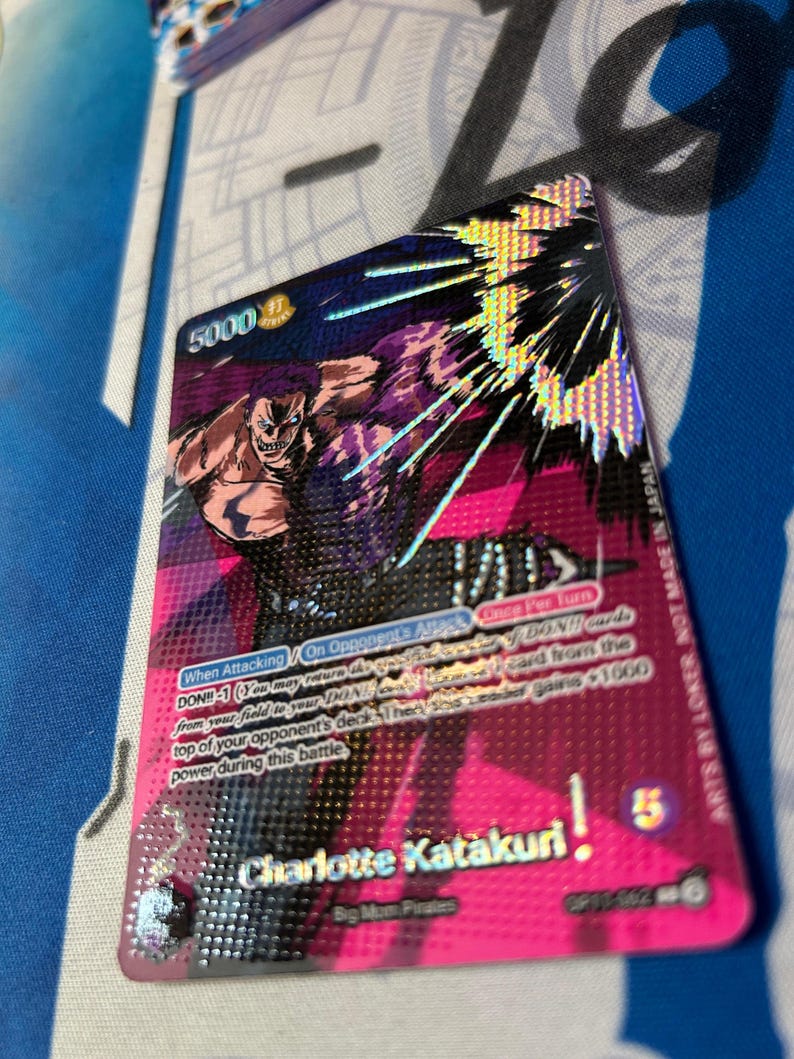 Katakuri OP11 - One Piece TCG Custom Alt Art Leader *foil* & *emboss ...
