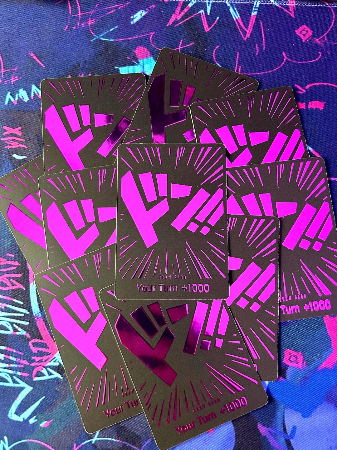 10x Purple DON!! - One Piece TCG Custom DON!! Cards *foil* & *emboss ...