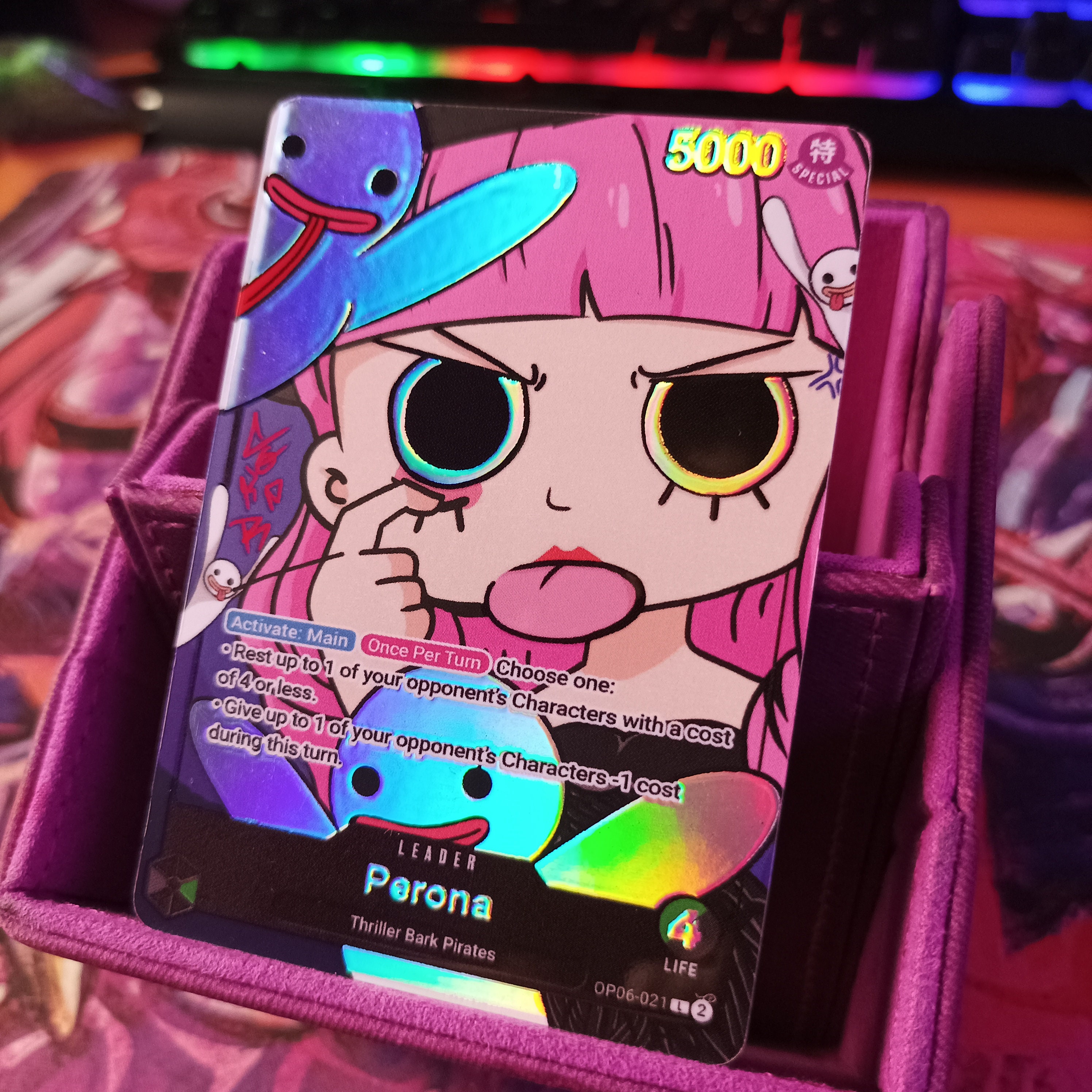 Perona One Piece TCG Custom Alt Art Leader foil & emboss - Etsy
