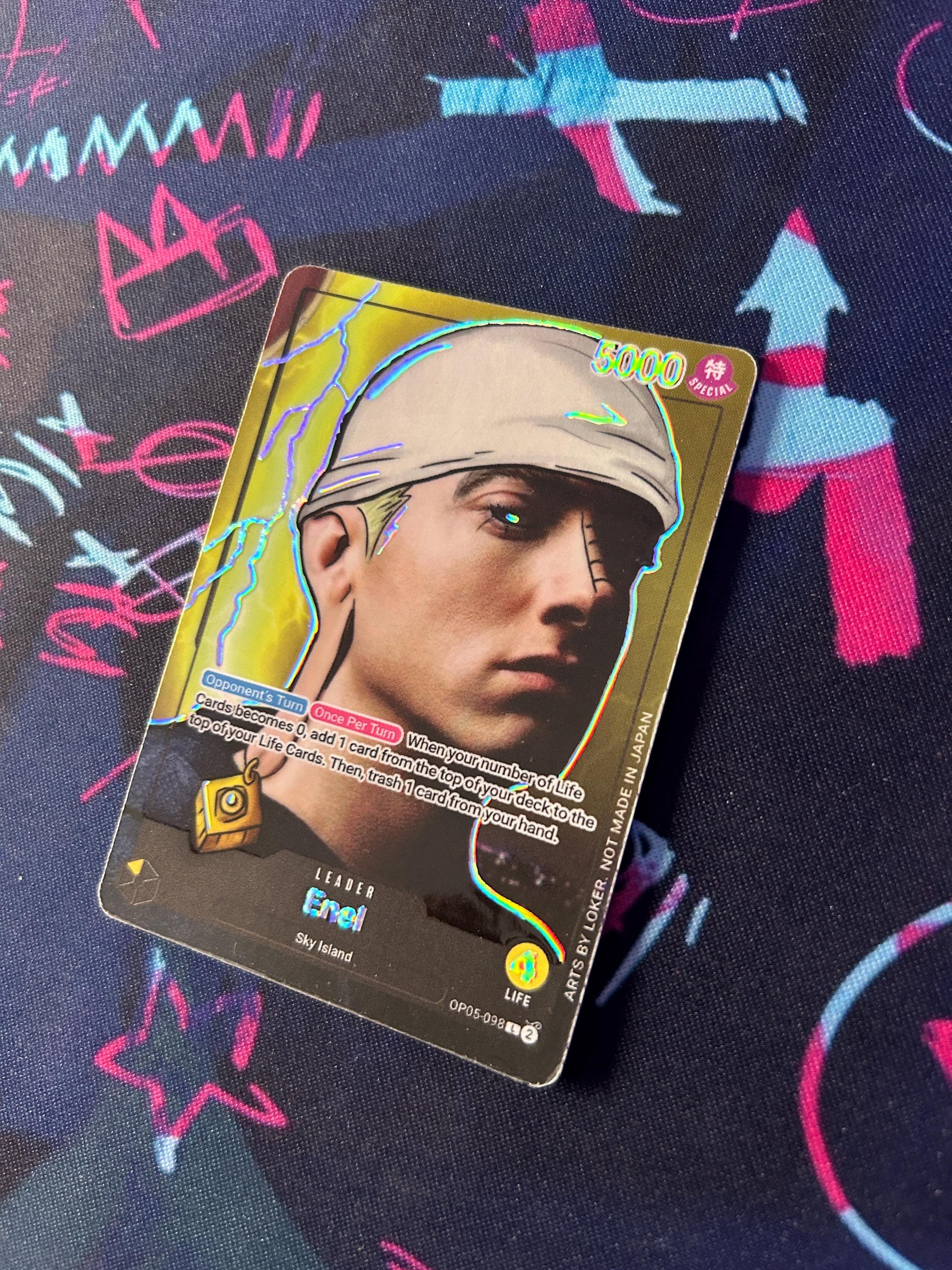 Enel "eminem" - One Piece TCG Custom Alt Art Leader *foil* & *emboss ...