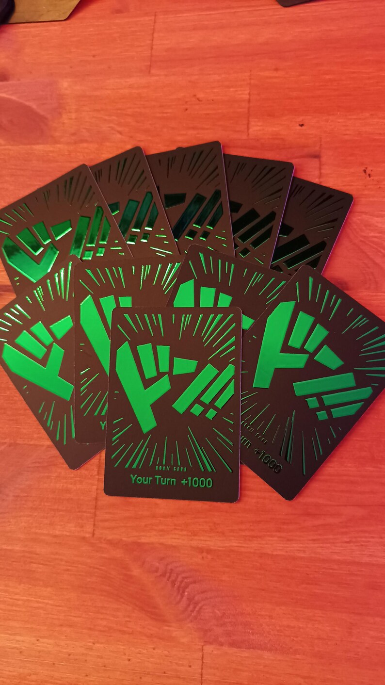 10x Green DON One Piece TCG Custom DON Cards foil & emboss - Etsy