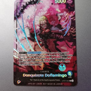 Donquixote Doflamingo 2 - One Piece TCG Custom Alt Art Leader *foil ...