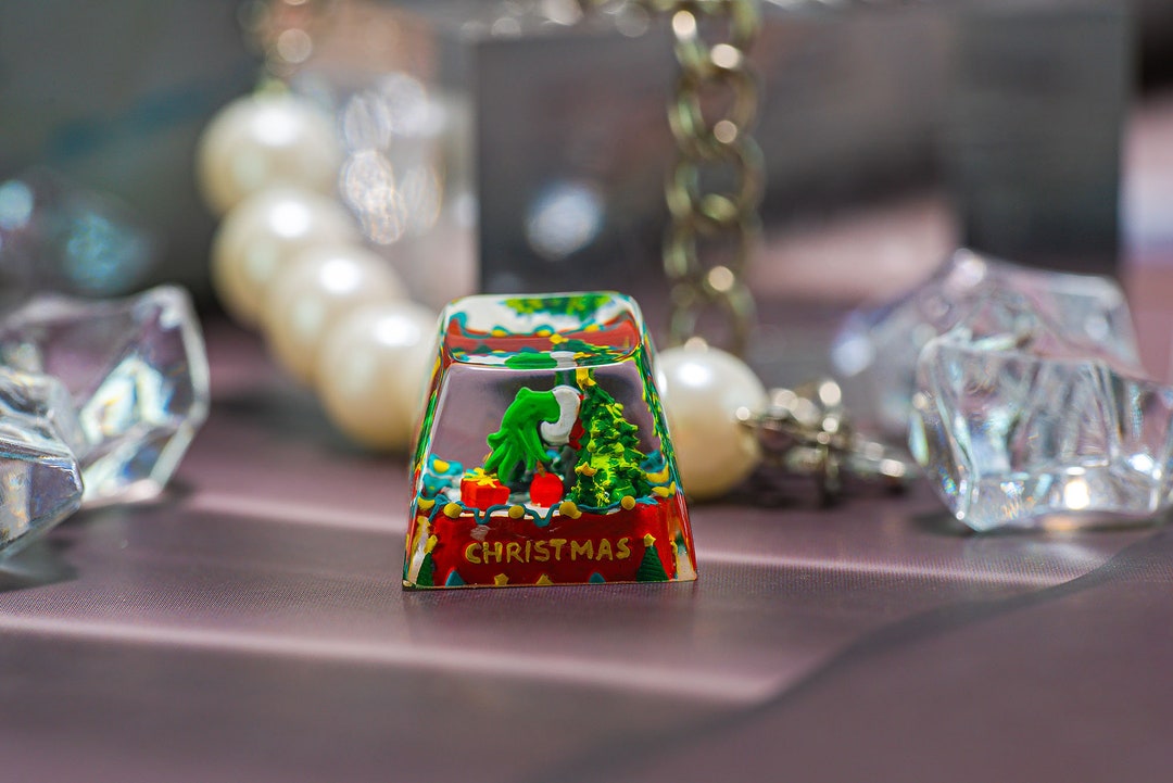 Grinch Hand Resin Keycap, How the Grinch Stole Christmas Artisan Keycap ...