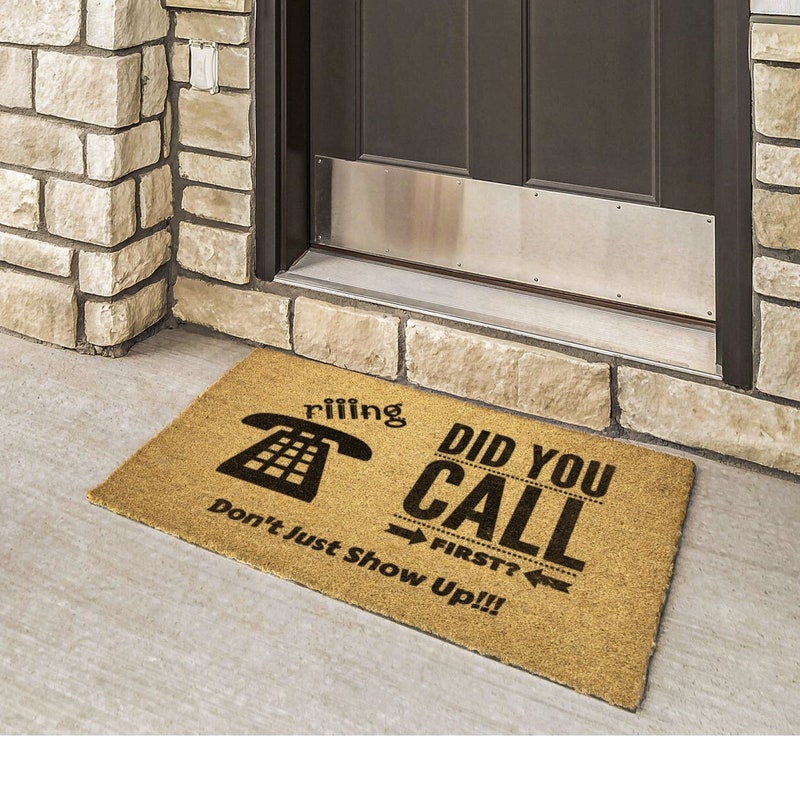 Rude Door Mat - Etsy