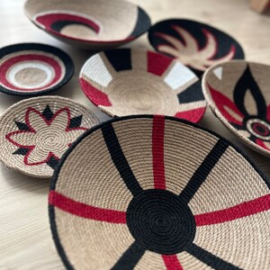 Set of 9 Baskets for Wall, Baskets, Wall Decor, Gift, Home Gift, Boho ...