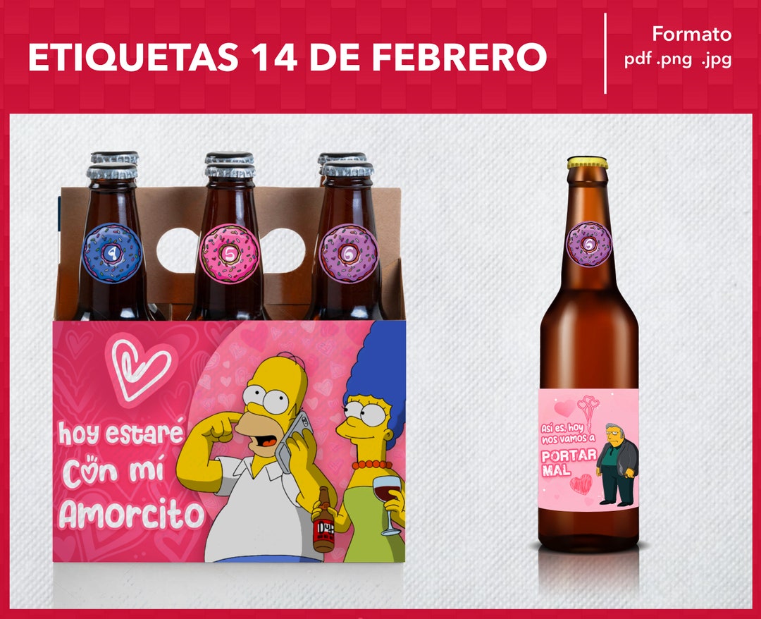 Printable Labels for Beer Bottles - 6 Pack Png - Six Pack Jpg - Pdf ...