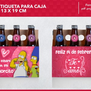 Printable Labels for Beer Bottles - 6 Pack Png - Six Pack Jpg - Pdf ...