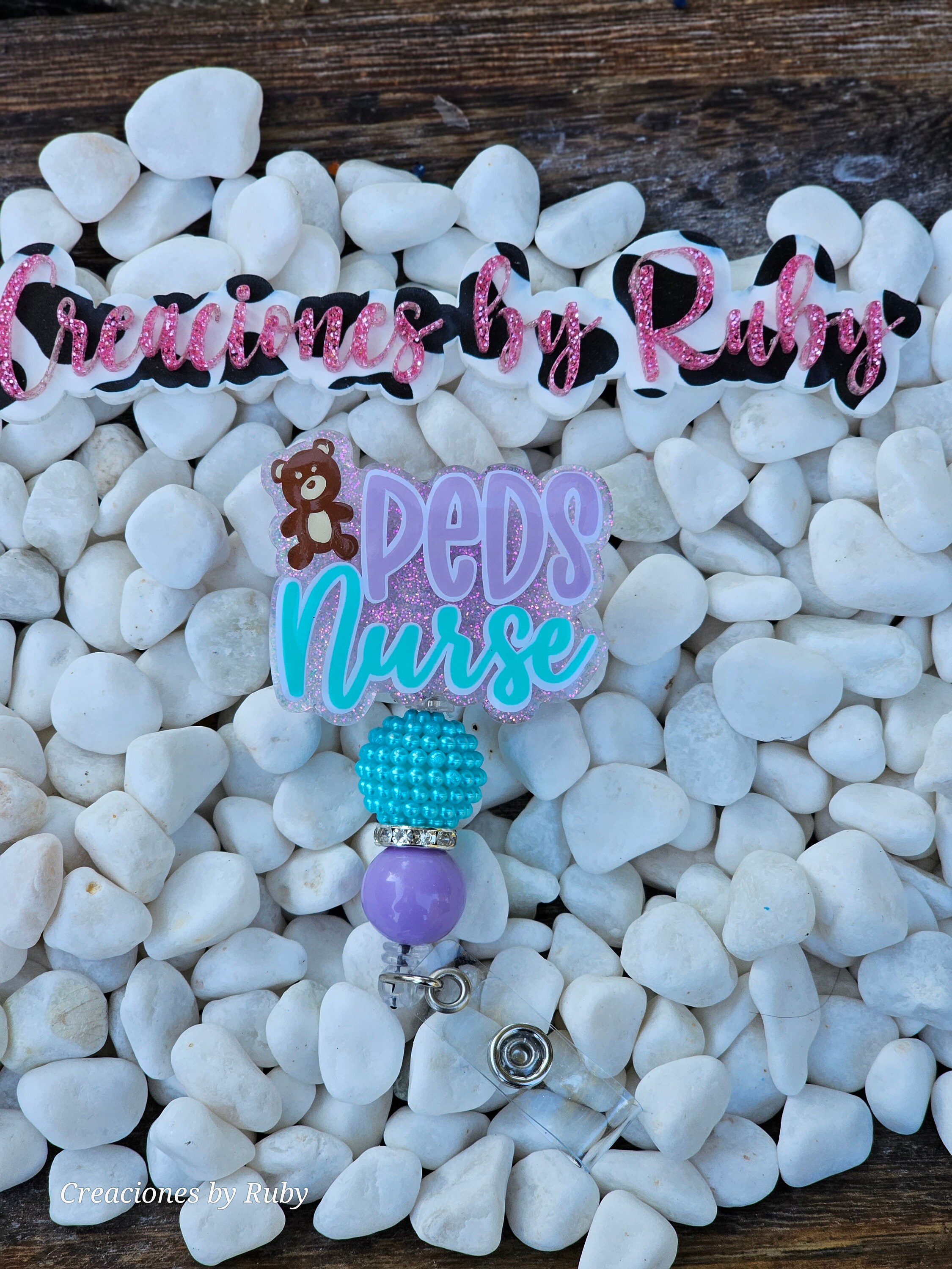 Peds Nurse Badge Reel/pediatric Nurse Badge/ - Etsy