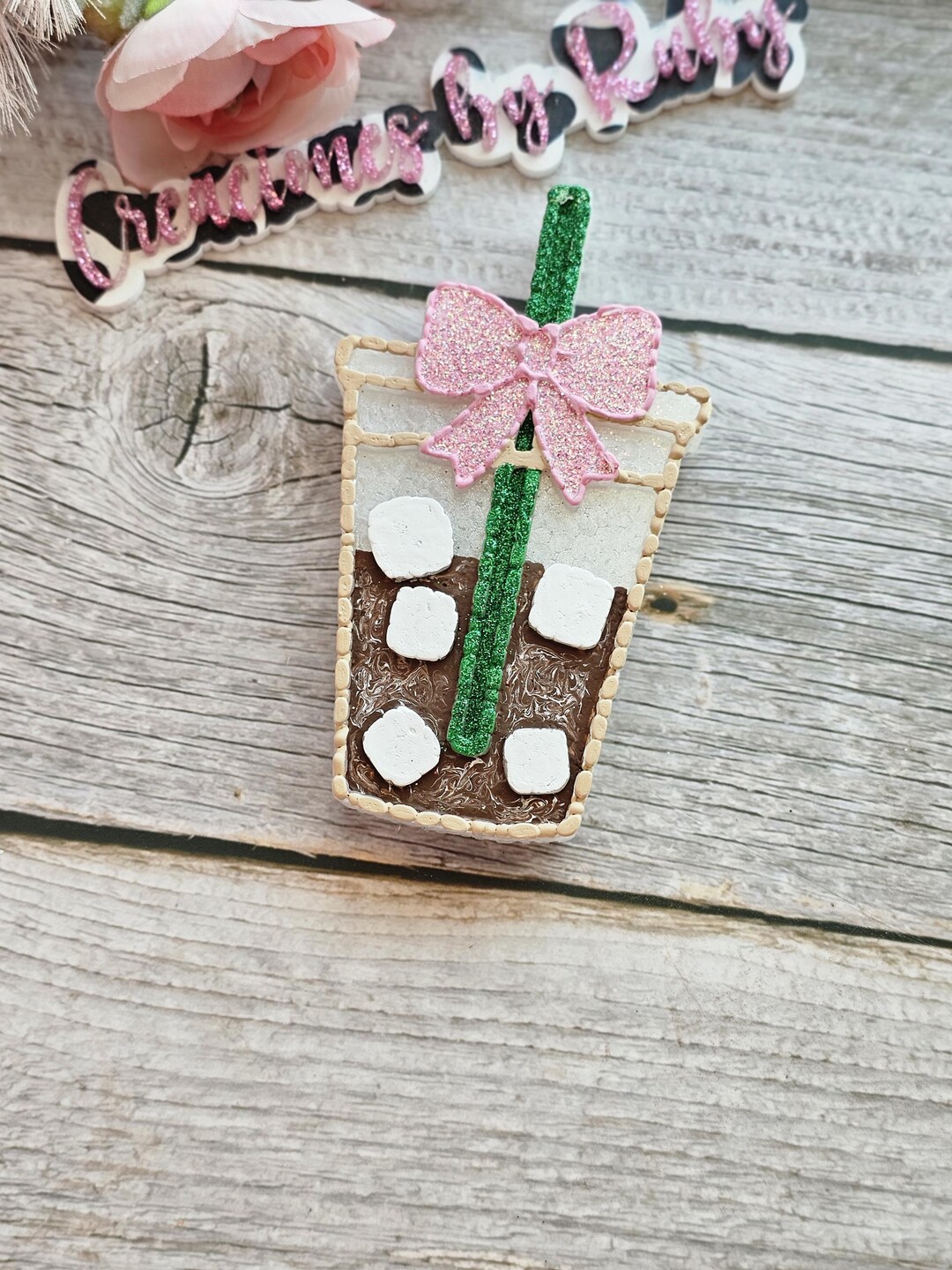 Car Freshie/ Iced Coffee Car Freshie/custom Car Freshies/coffee Cup ...