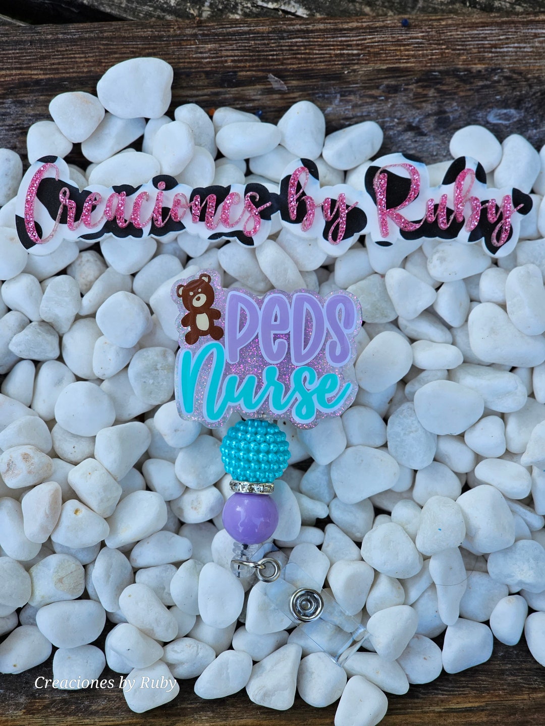 Peds Nurse Badge Reel/pediatric Nurse Badge/ - Etsy