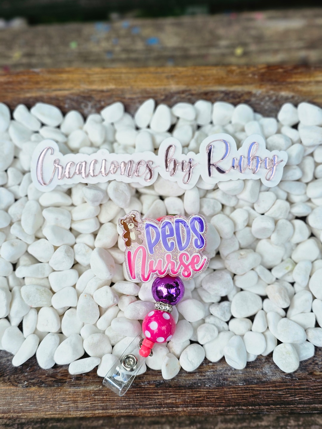 Peds Nurse Badge Reel/pediatric Nurse Badge/ - Etsy