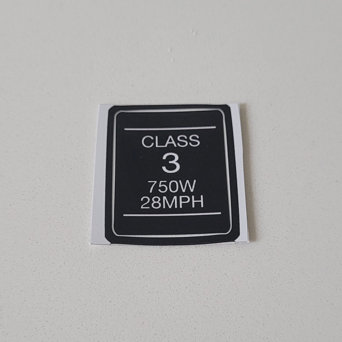 E-bike Class 1, 2 & 3 Sticker / Decal - Matte Vinyl - Etsy