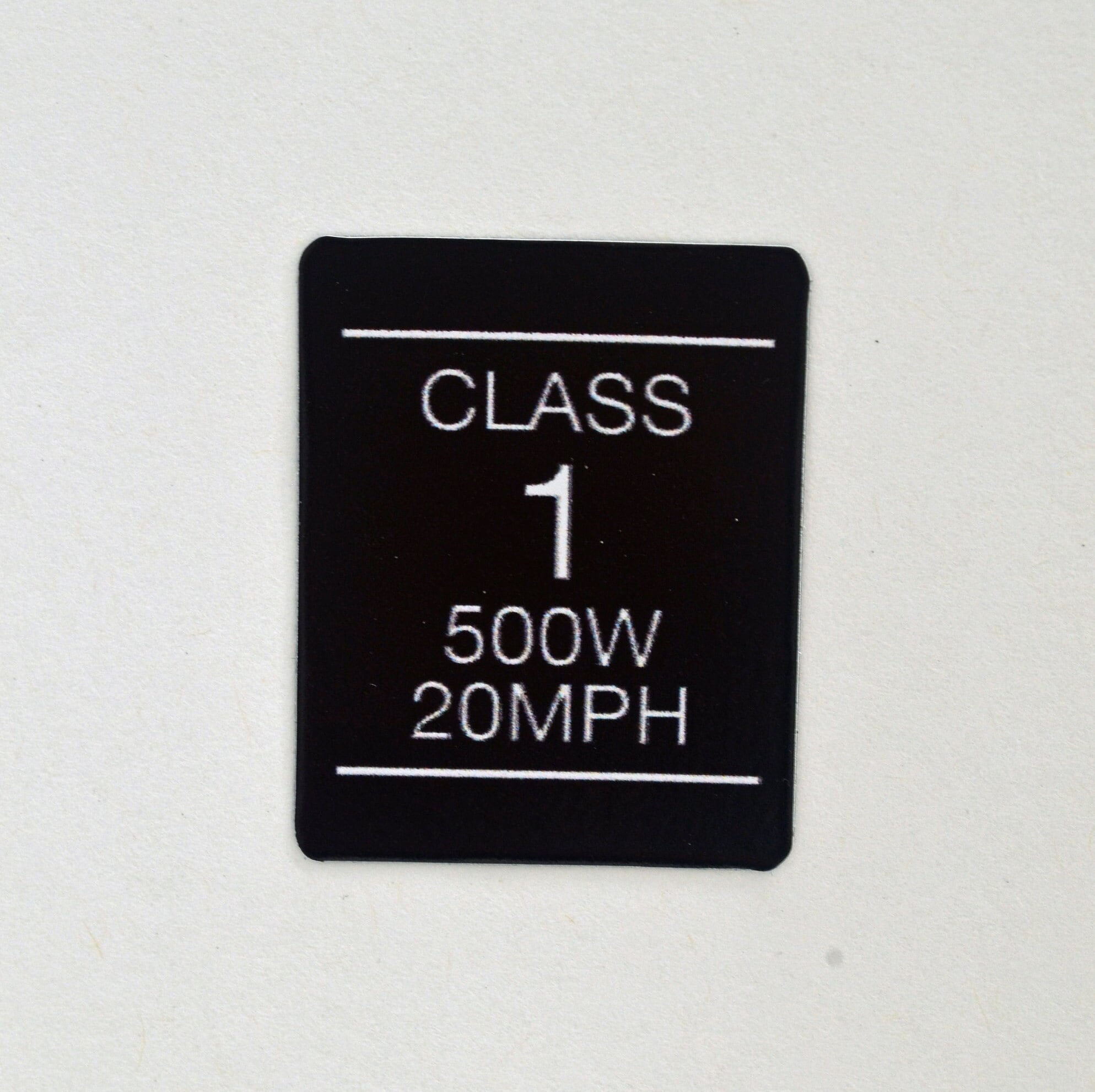 E-bike Class 1, 2 & 3 Sticker / Decal - Matte Vinyl - Etsy