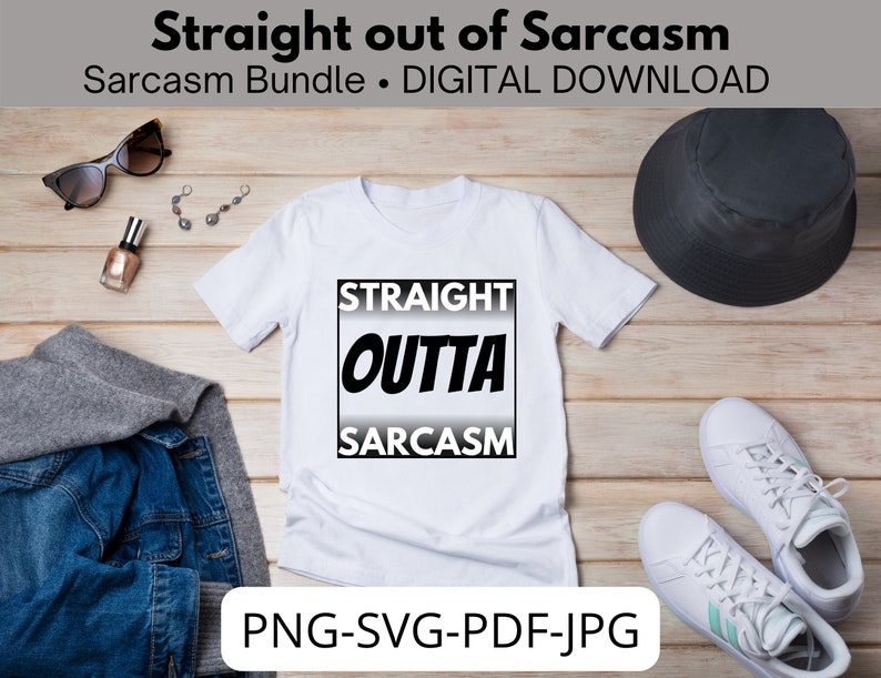 Sarcastic Quotes SVG Bundle: Funny Sarcasm Designs (digital Download ...