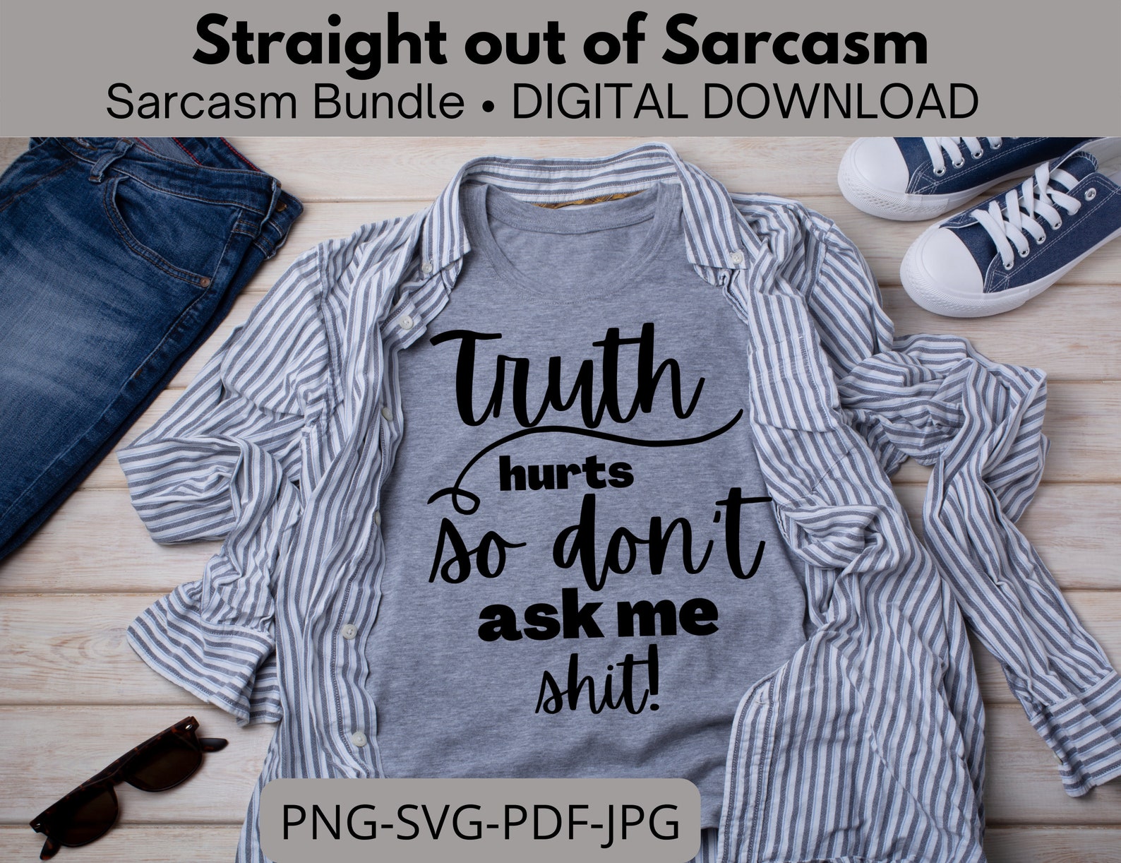 Sarcastic Quotes SVG Bundle: Funny Sarcasm Designs (digital Download ...