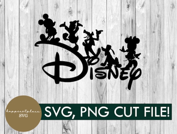 Svg Png Character Writing Mickey Minnie Donald Daisy - Etsy