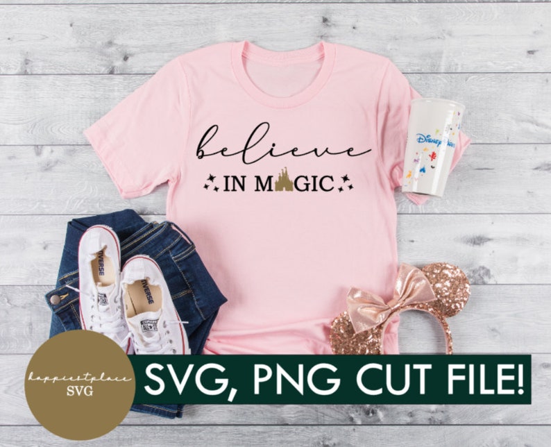 Svg Png Believe in Magic Mickey Digital Download - Etsy
