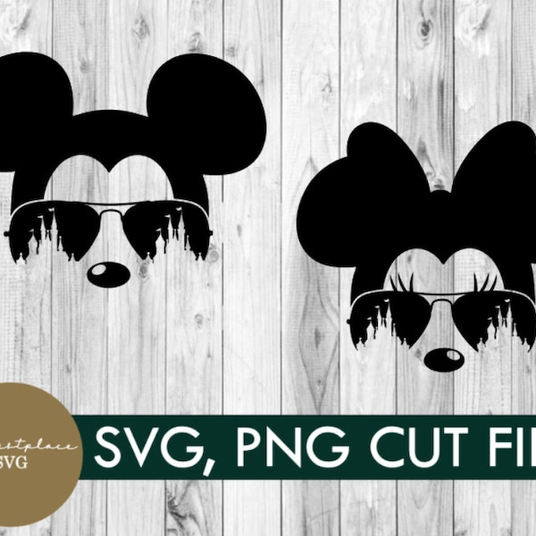 Mickey Glasses Svg - Etsy