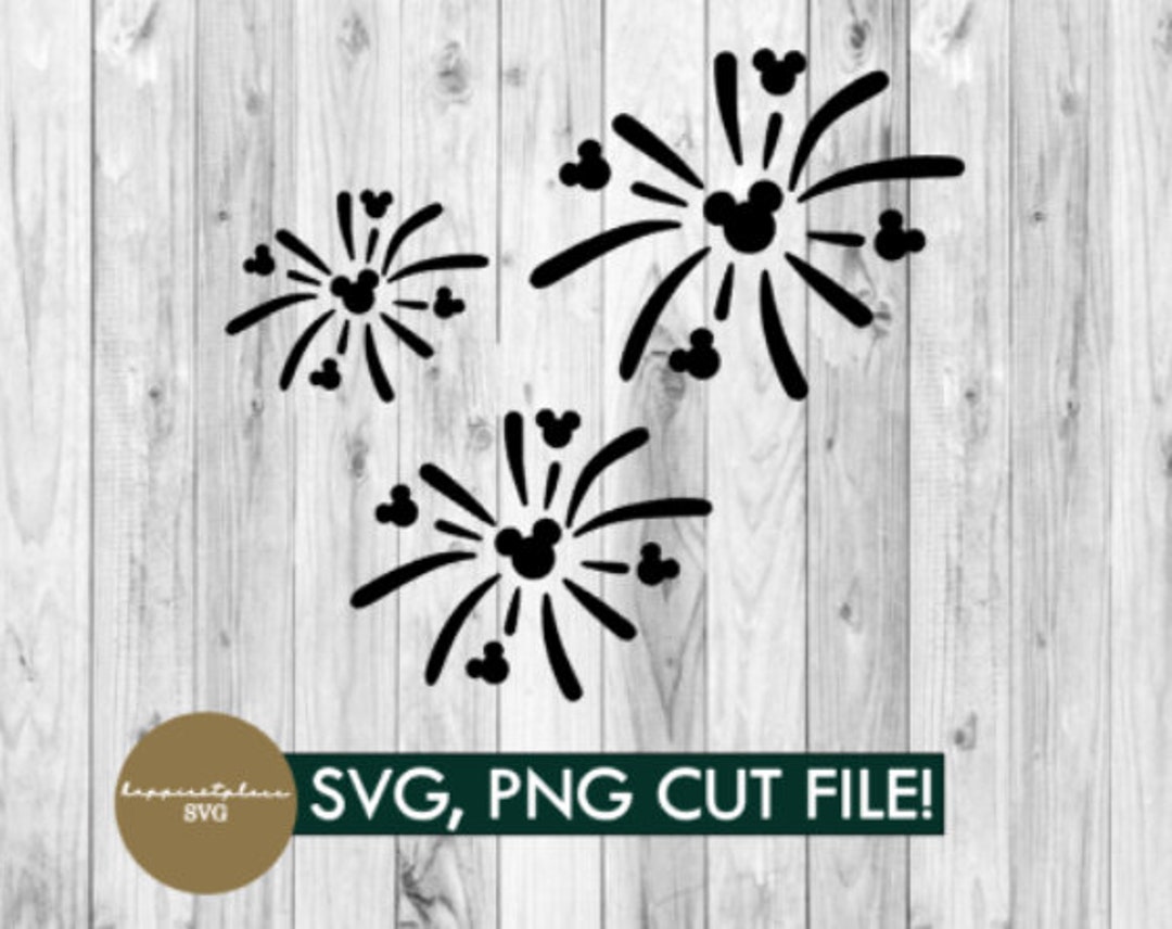 Svg, Png, Mickey Fireworks, Print, Decal, Digital Download, Vacation ...