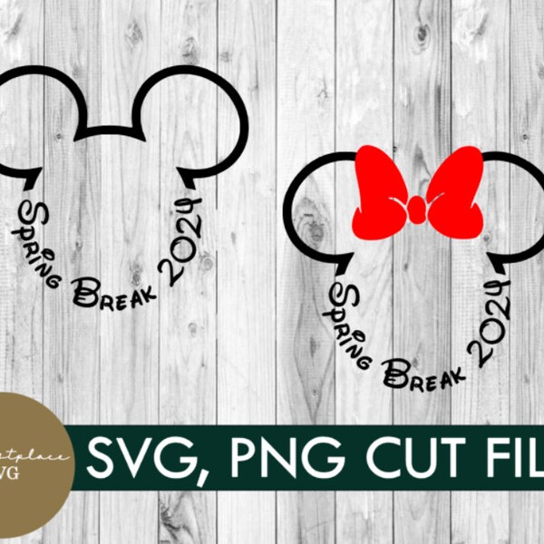 Mickey Spring Break - Etsy