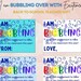 Editable Back to School Bubbles Gift Tag Printable for Students, Open ...
