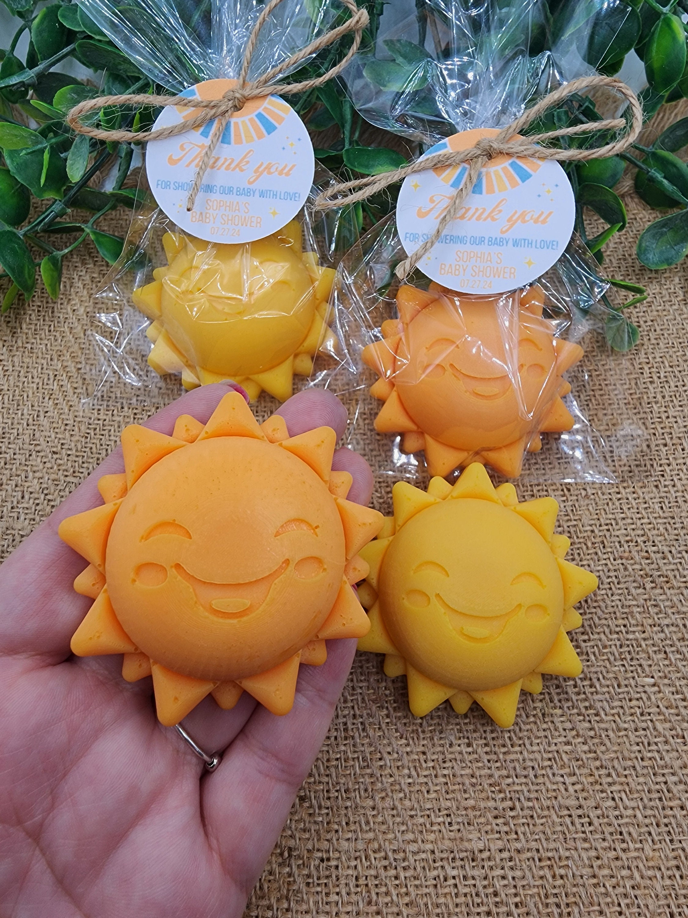 Sun Baby Shower Soap Favors Sunshine Soap Here Comes the Son Soap Baby ...