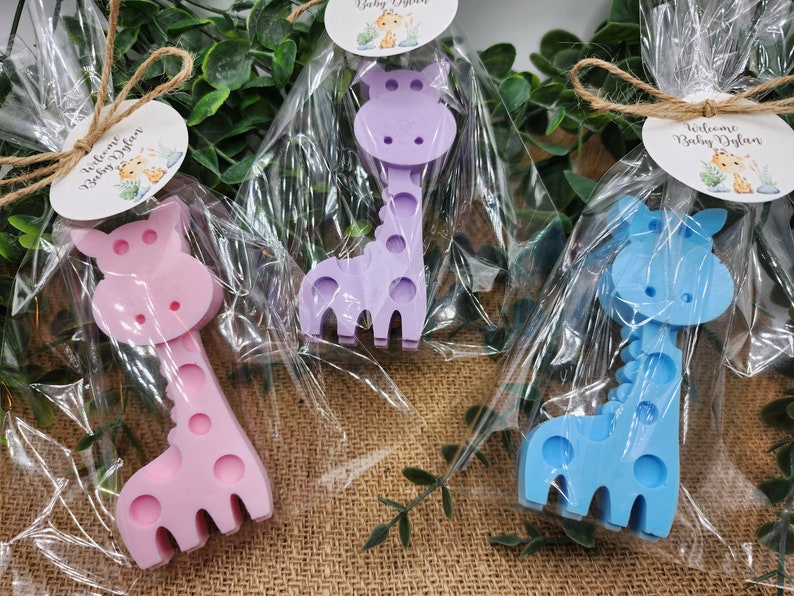 Giraffe Soap Favors Safari Animal Soap Girrafe Baby Shower Soap Favors ...