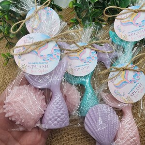 Under the Sea Mermaid Tail Soap Mermaid Party Favor Mermaid Tails Beach ...