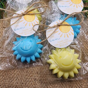 Sun Baby Shower Soap Favors Sunshine Soap Here Comes the Son Soap Baby ...